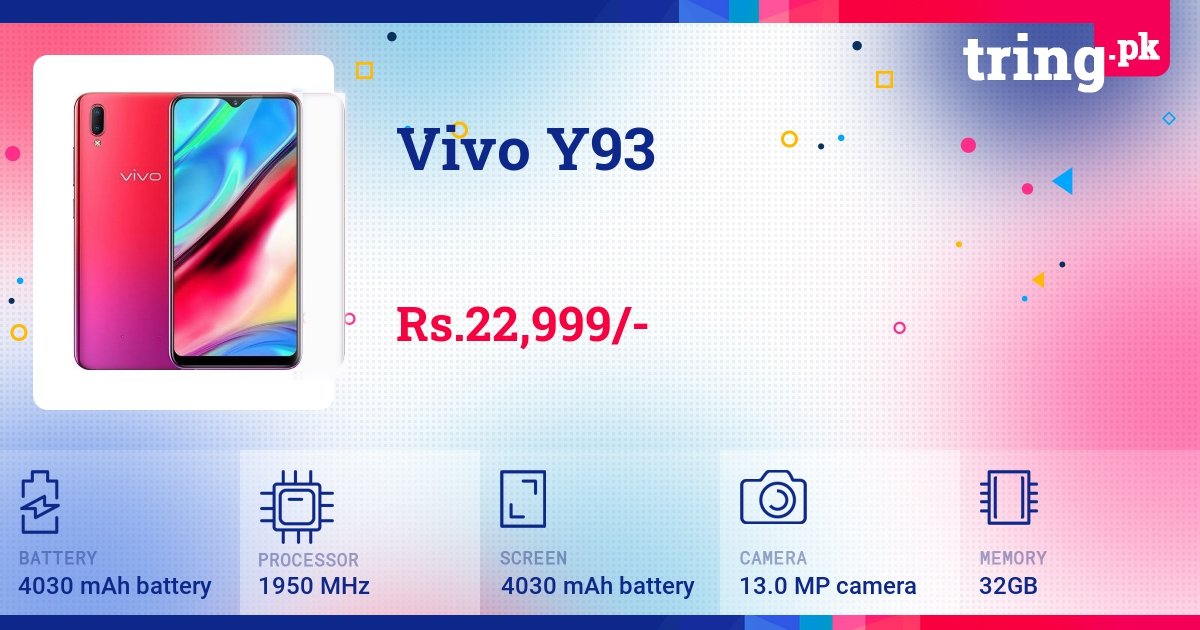 Vivo Y93 price in Pakistan